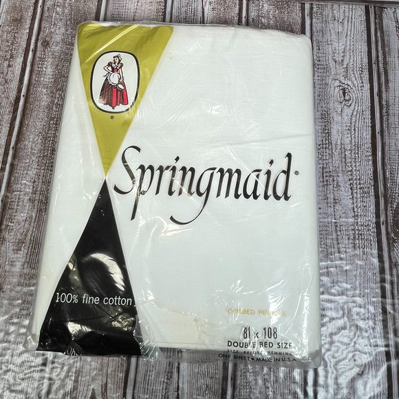 Springmaid | Bedding | Vintage Springmaid Double Flat Sheet 0 Cotton ...
